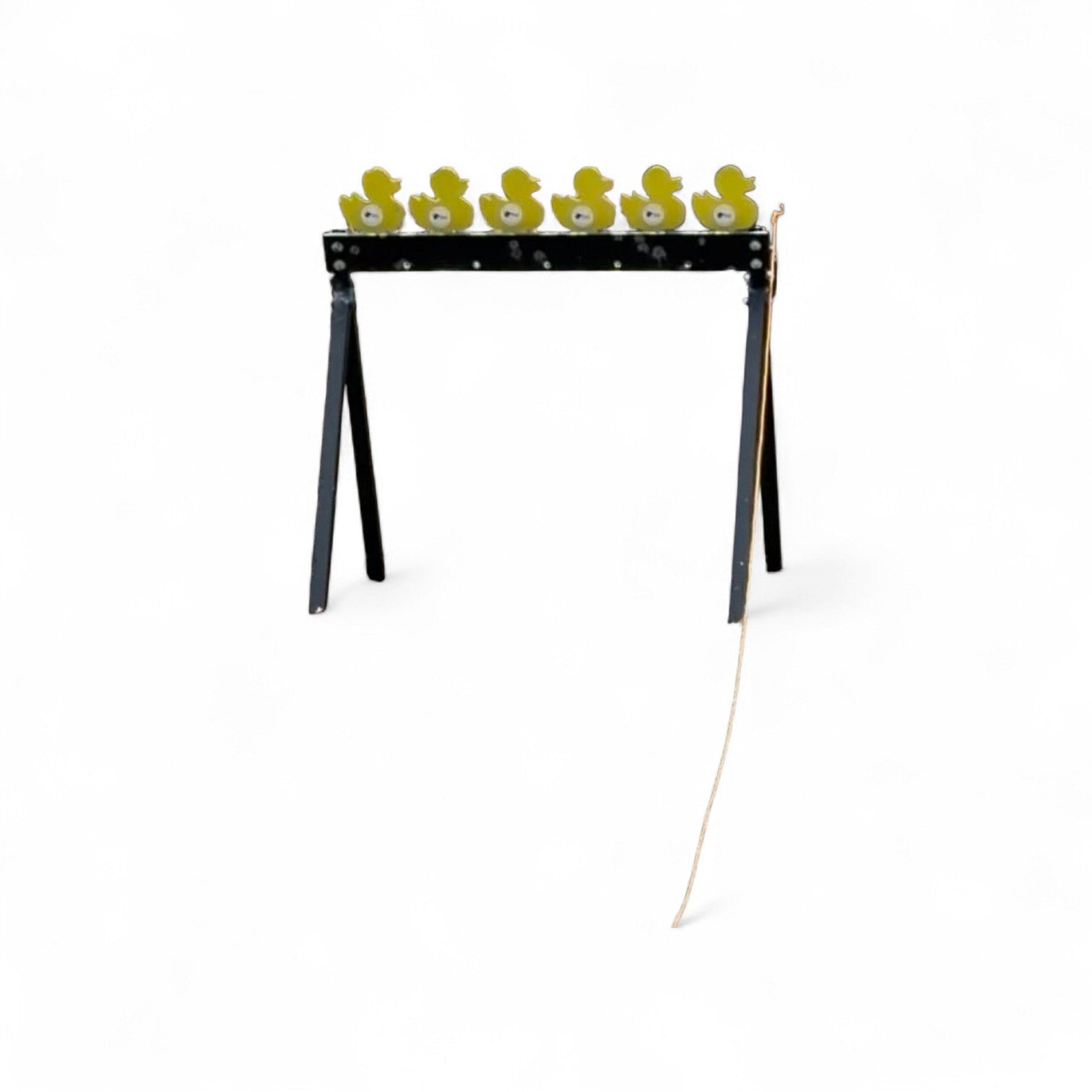 AR500 Steel Plate Rack Target – 6 Duck Targets, Heavy Duty Resetting S ...